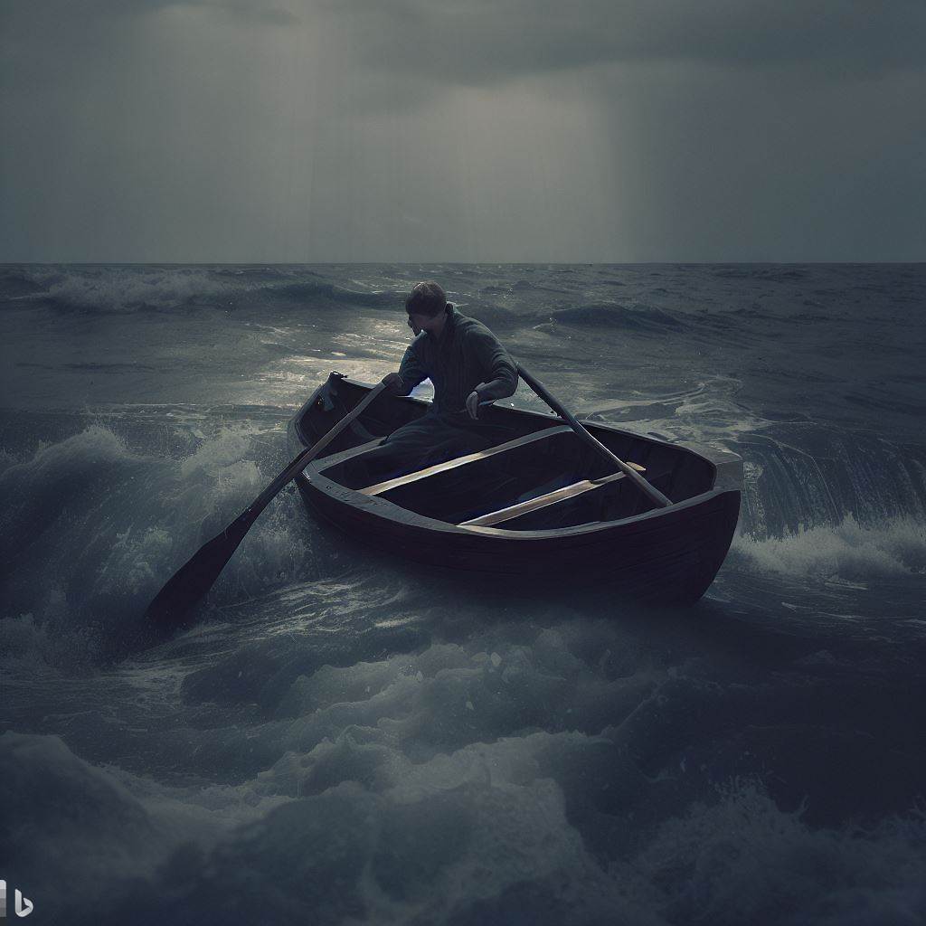 Feeling out at sea in a rowing boat trying to find my way – Sandra Hillawi